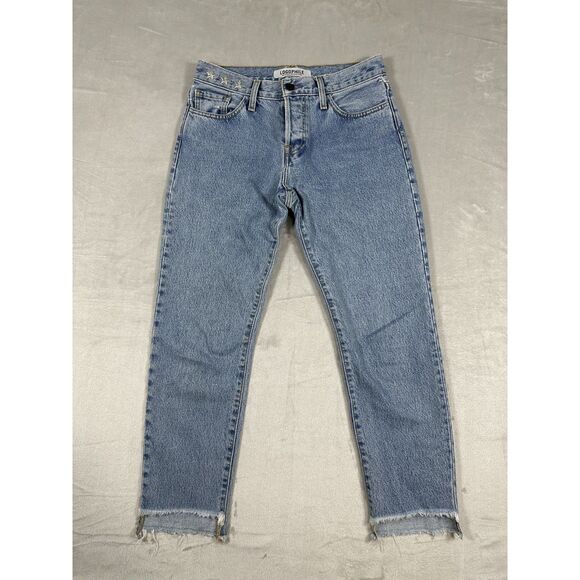 Jeans | Rare Logophile Women Blue Wash Straight Leg Jeans Sz 25 | Poshmark